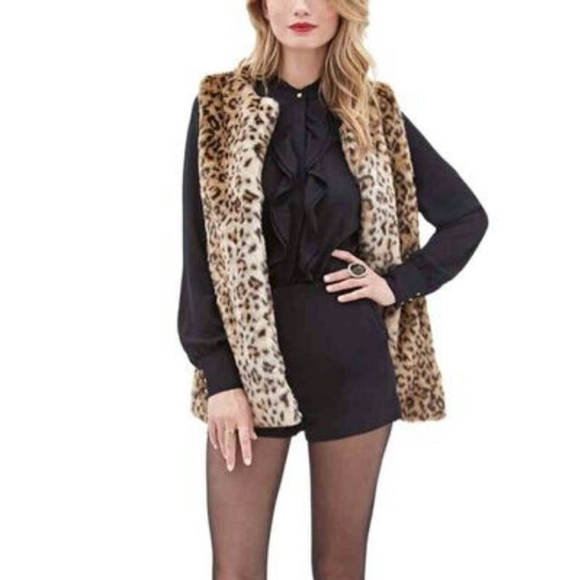 INC International Concepts | Jackets & Coats | Inc Leopardprint Fauxfur ...